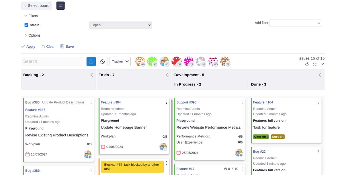 Powerful Agile & Kanban plugins for Redmine